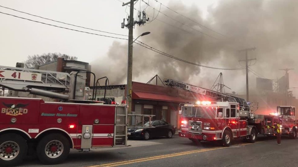 BREAKING | Crews battle fire at Northwest Baltimore business | WBFF