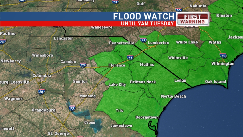 Flood Watch in effect for local counties | WPDE