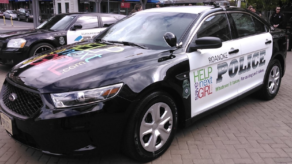 Roanoke Police debut Help Save the Next Girl patrol car | WSET